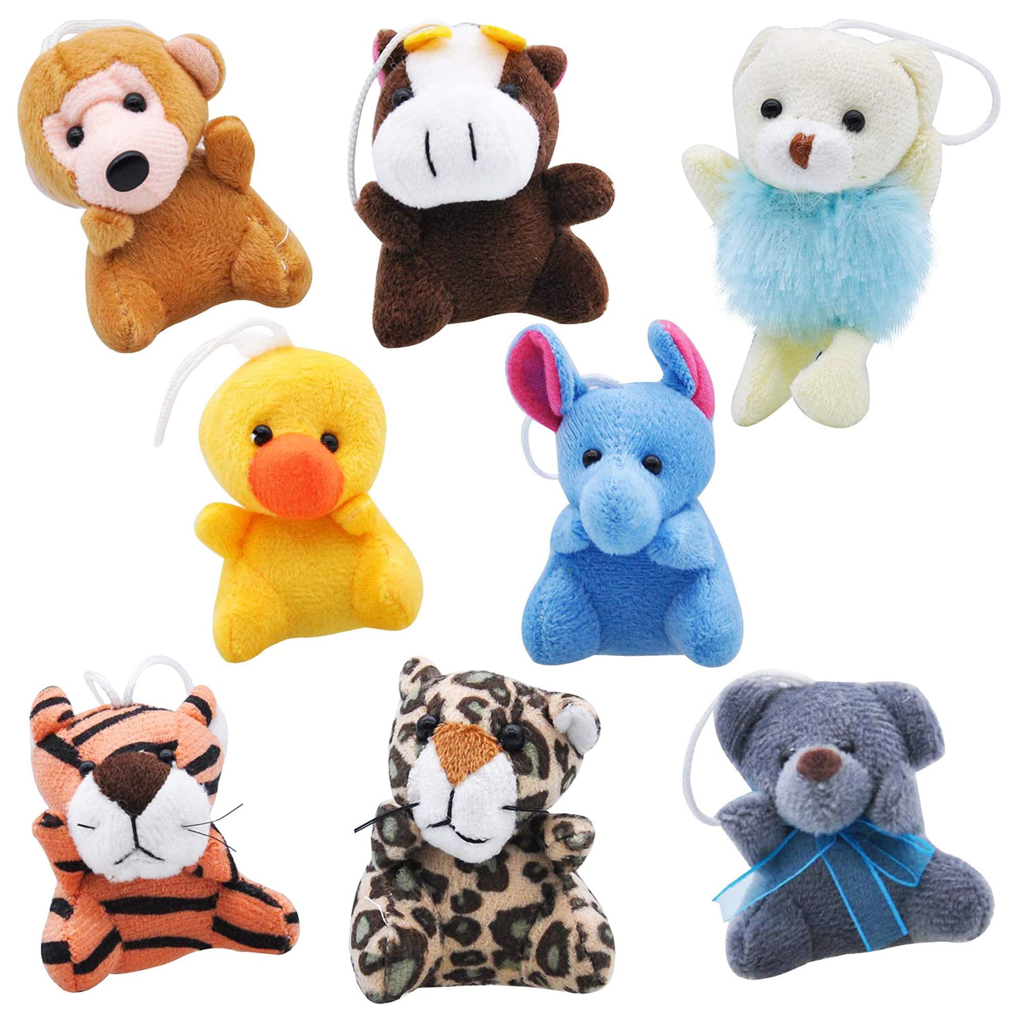GetUSCart- JOYIN 24 Pack Mini Animal Plush Toy Assortment (24 Units 3 ...