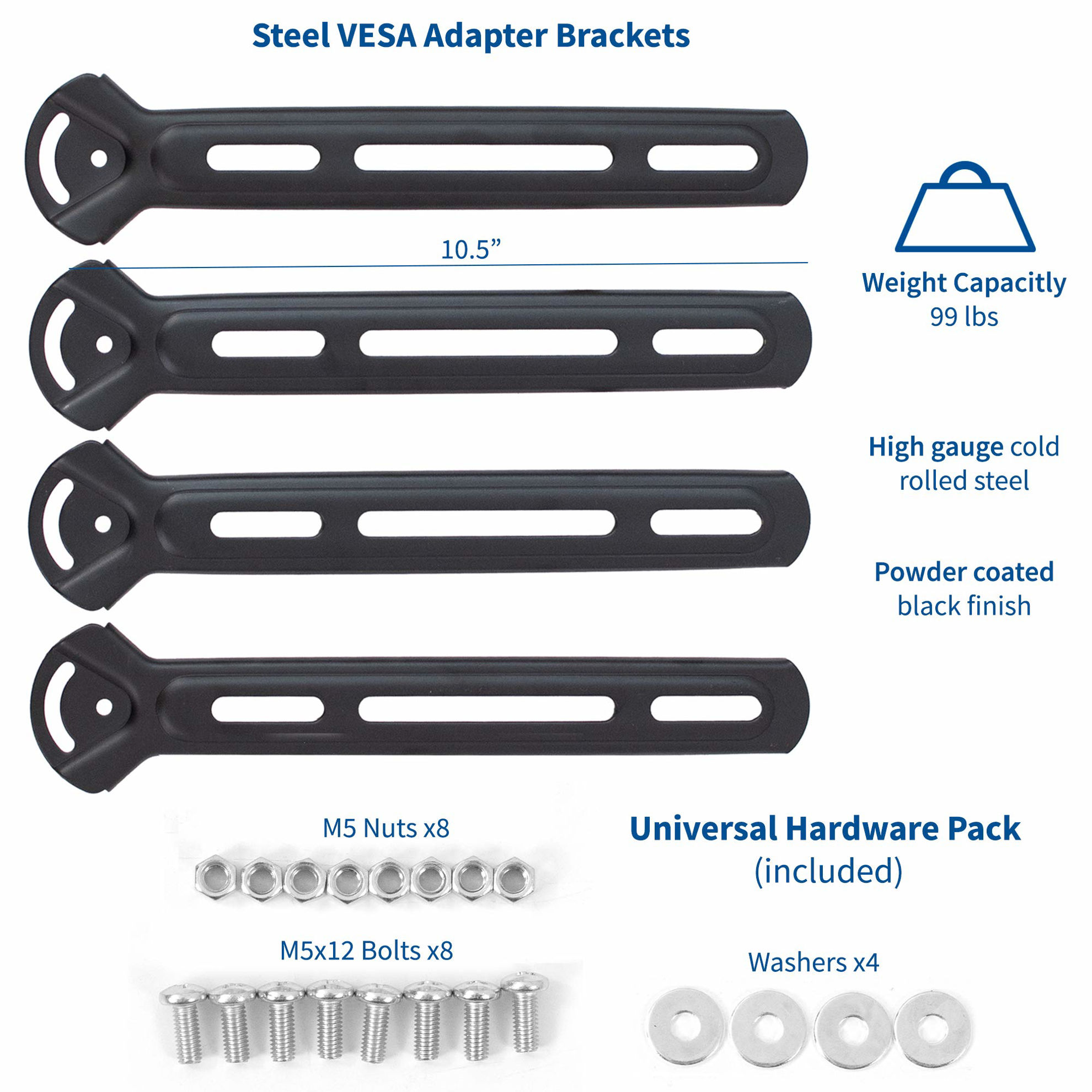 GetUSCart- VIVO Steel VESA Mount Adapter Plate Brackets for LCD Screens ...