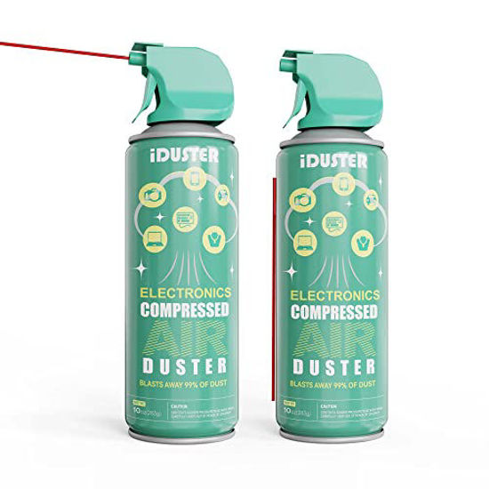 GetUSCart- iDuster 10 oz Compressed Gas Duster Disposable Electronics ...