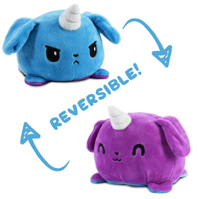 GetUSCart- TeeTurtle - The Original Reversible Dog Plushie - Blue ...