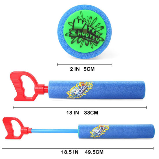 GetUSCart- Fun-Here Water Guns Shooter 6 Pack, Super Foam Soakers ...