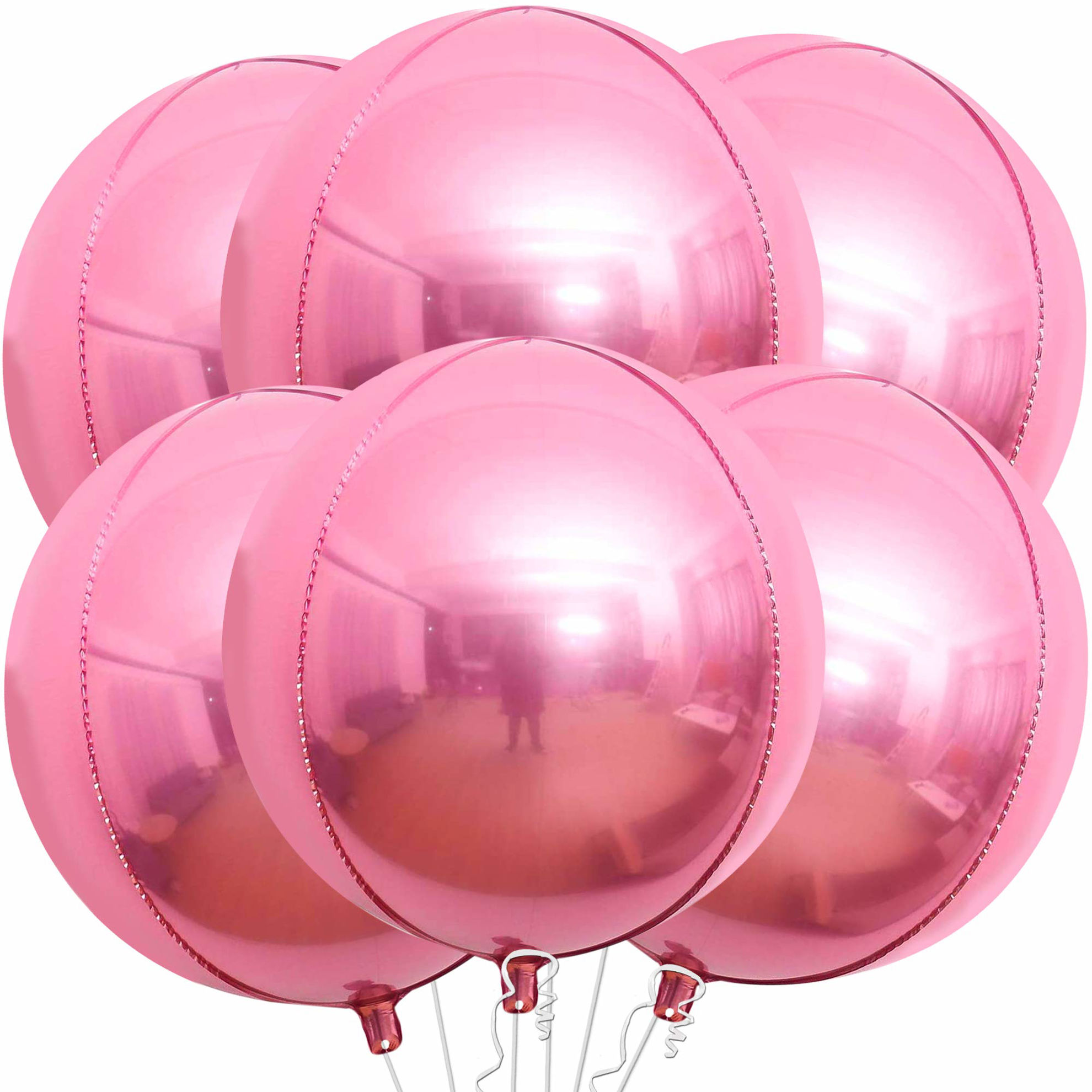 GetUSCart- KatchOn, Light Pink Foil Balloons - 22 Inch, Pack of 6 | Big ...