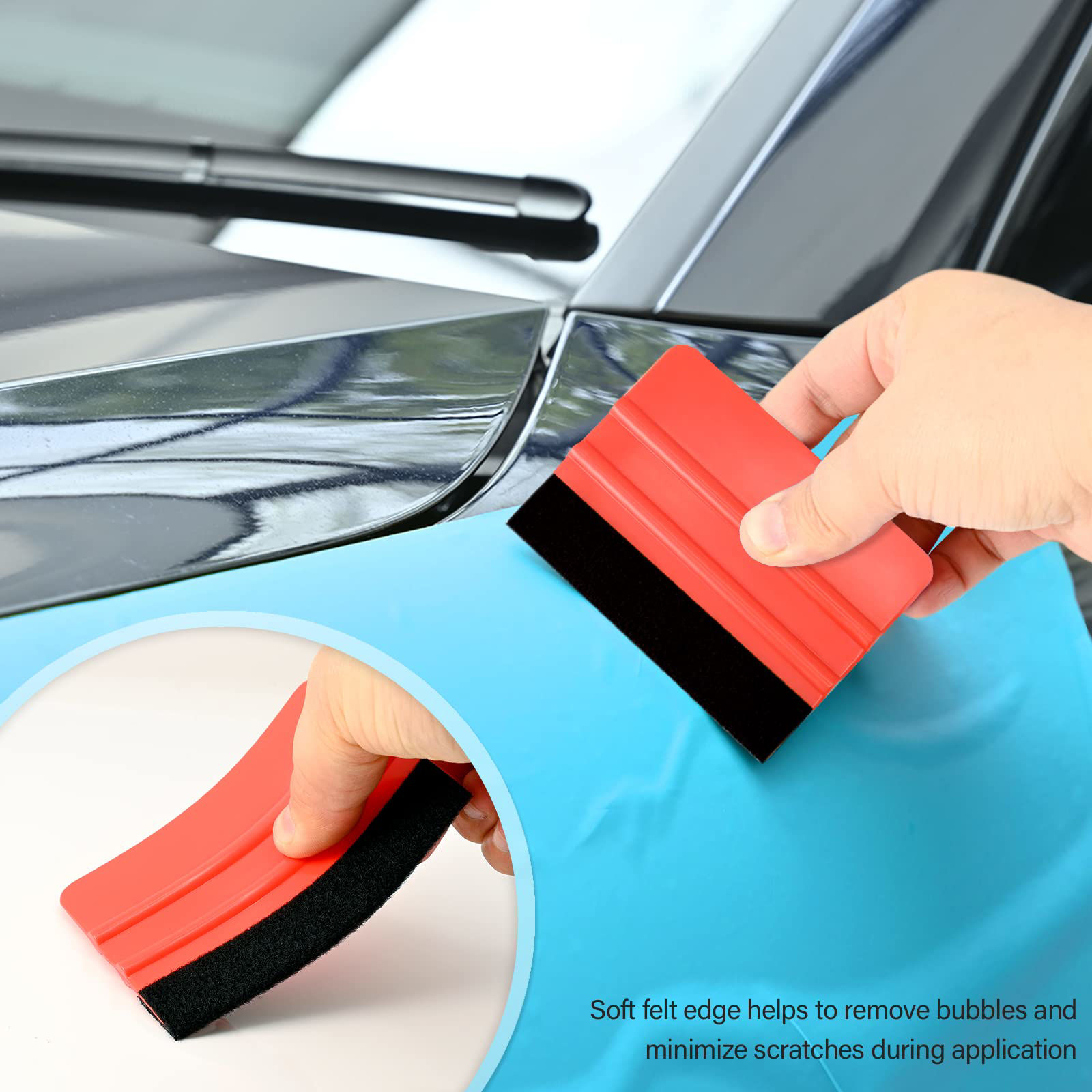GetUSCart- Gomake Vehicle Vinyl Wrap Window Tint Film Tool Kit Include ...