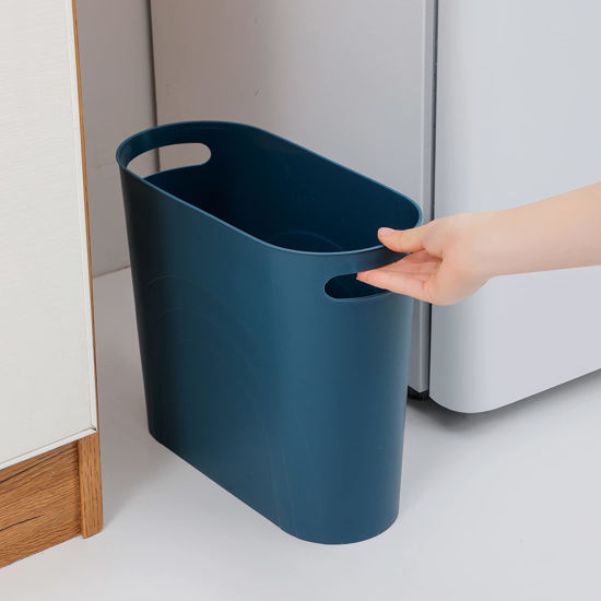 GetUSCart- rejomiik Small Trash Can, 3.5 Gallon Slim Garbage Can ...