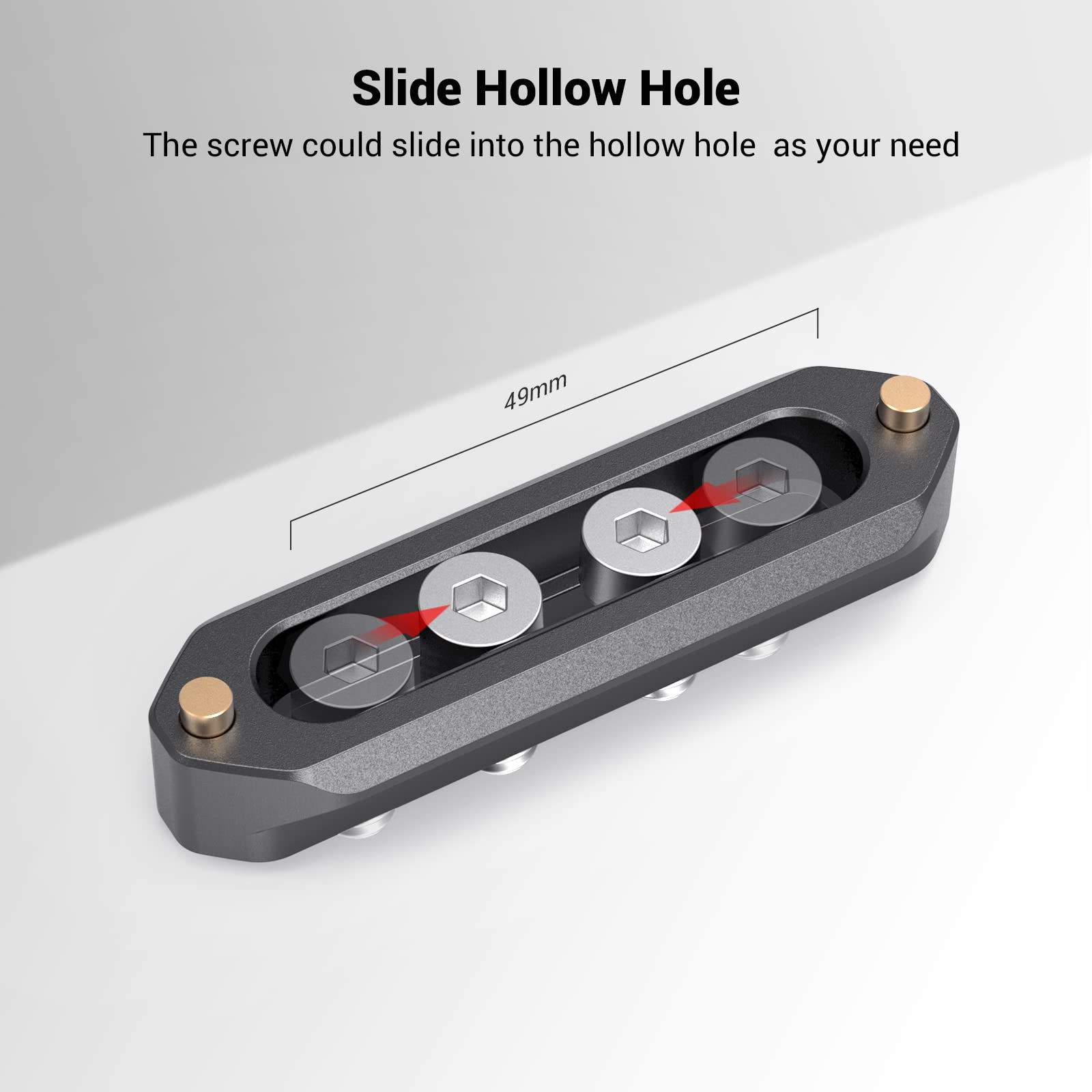 GetUSCart- SmallRig NATO Rail, Quick Release Safety NATO Rail, 7cm Long ...