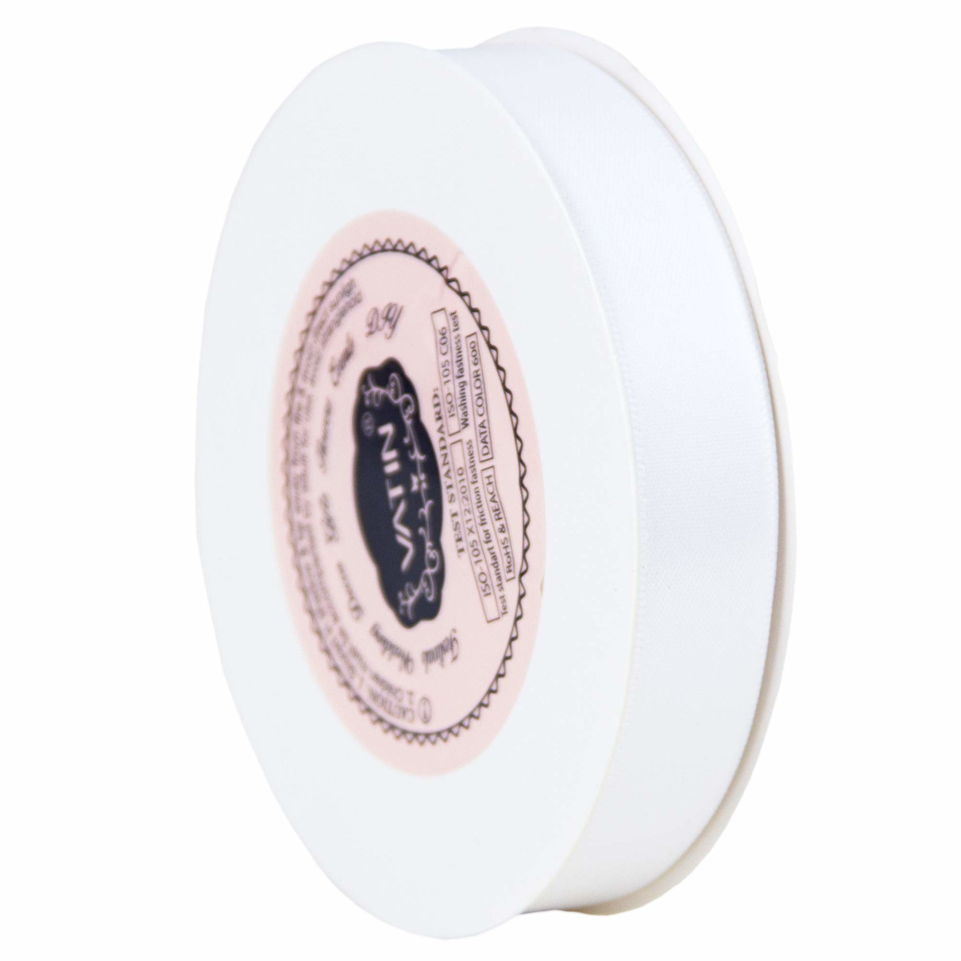 GetUSCart- VATIN 5/8 inch Double Faced Polyester White Satin Ribbon ...