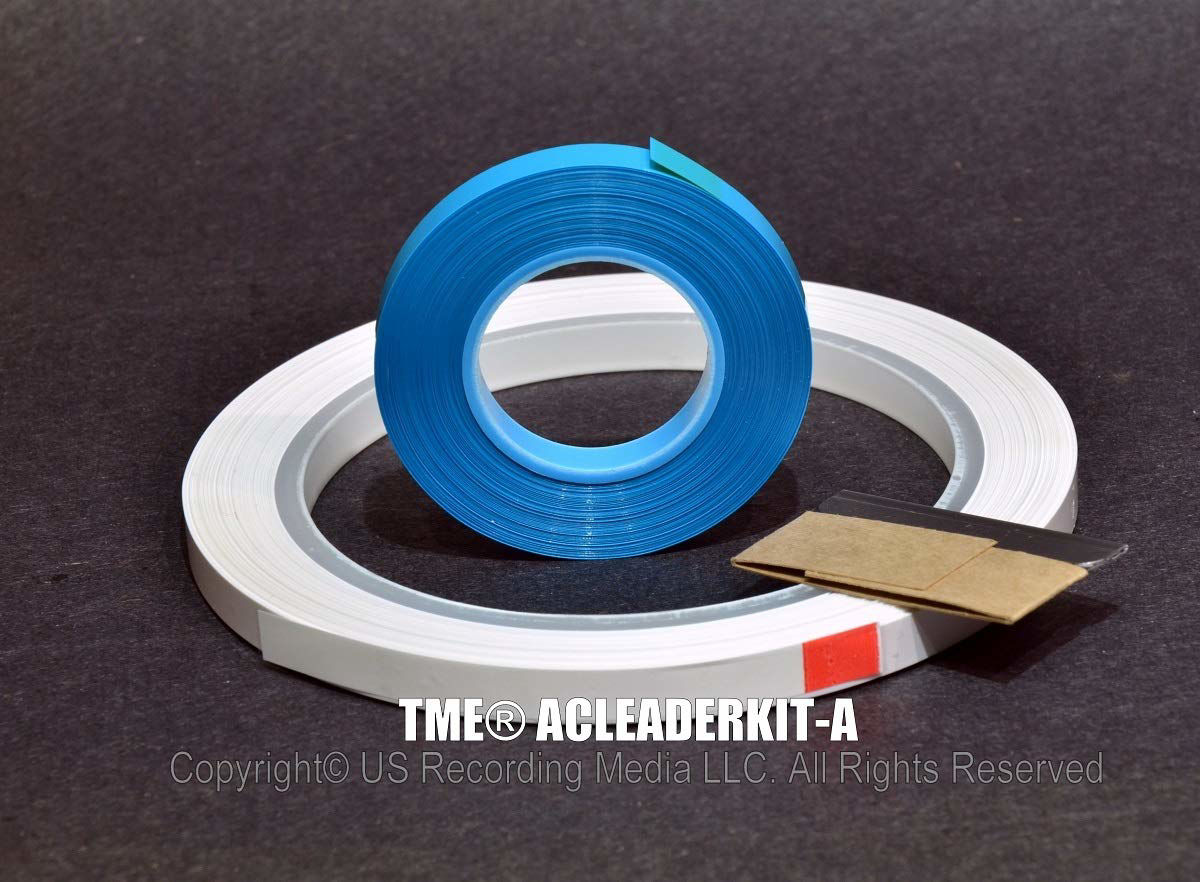 GetUSCart- Open Reel Audio Leader Tape Kit Solid White 1/4" X 250 Ft ...