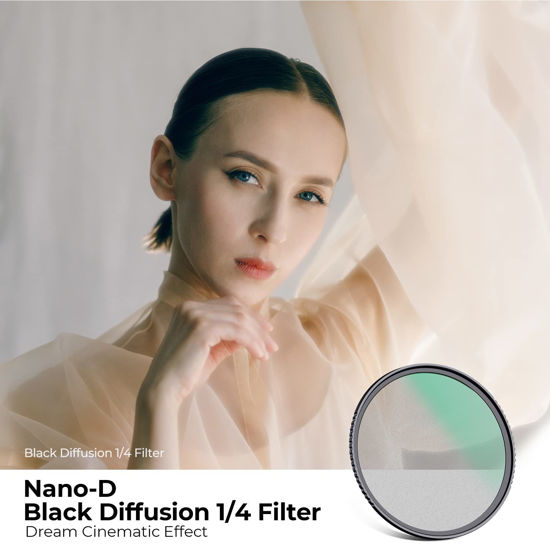 GetUSCart- K&F Concept 77mm Black Diffusion 1/4 Filter Waterproof Mist ...