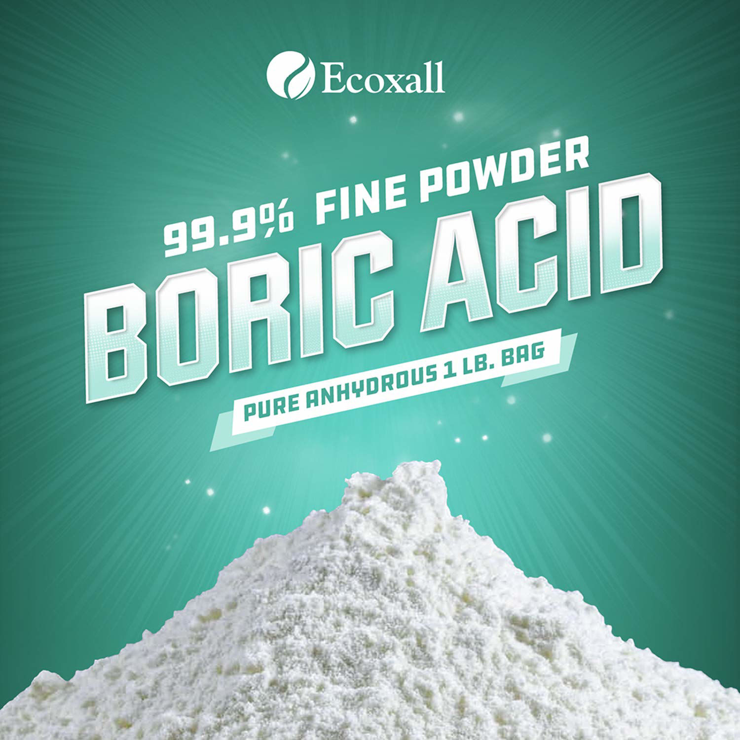 GetUSCart- 1 Pound Boric Acid Fine Powder - 99.9% Pure Fine Powder ...