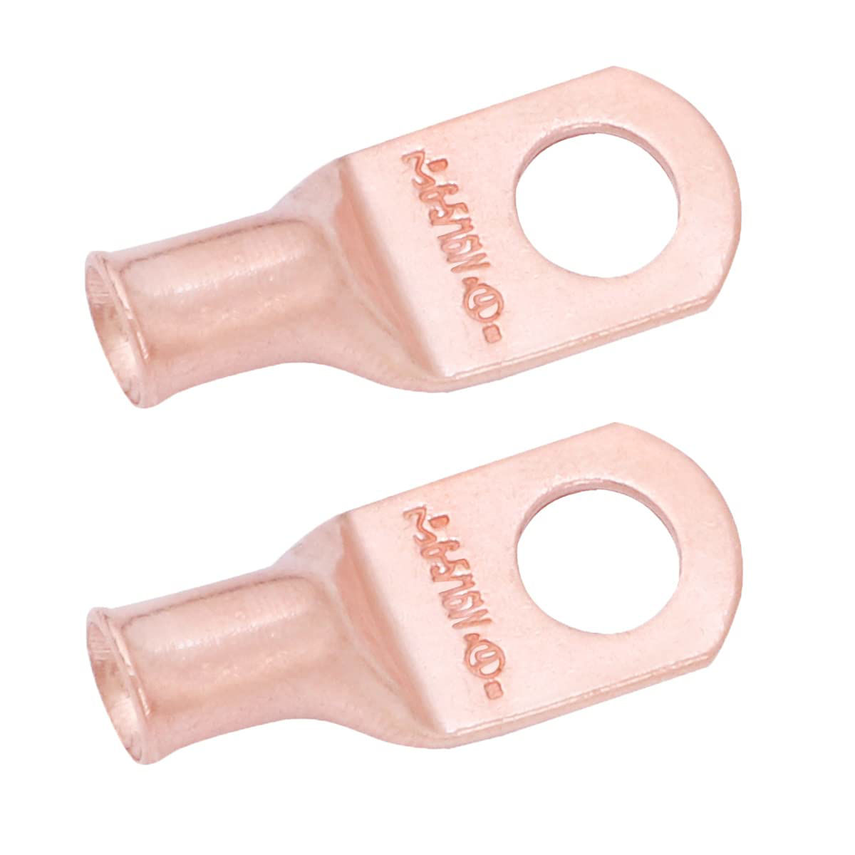 GetUSCart- SELTERM 2pcs 6 AWG 5/16" Stud (Wide Pad) Copper Wire Lugs,Battery Lugs,Ring Terminals ...