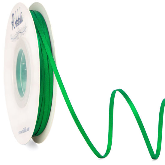 GetUSCart- Ribbli Emerald Green Double Faced Satin Ribbon,1/8” x ...