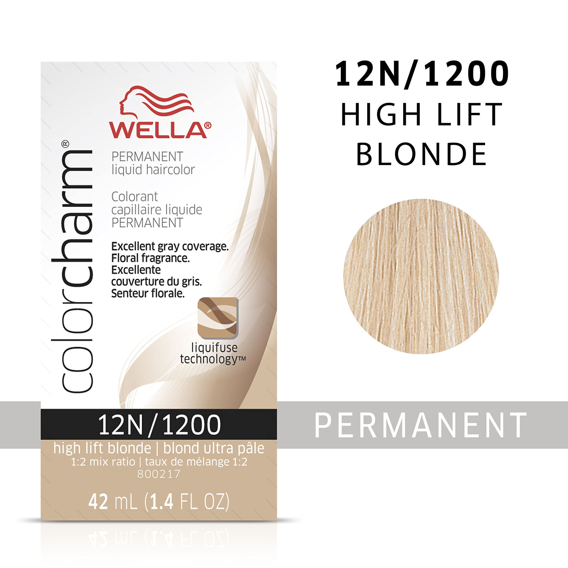 GetUSCart- WELLA Color Charm Permanent Liquid Hair Color for Gray ...