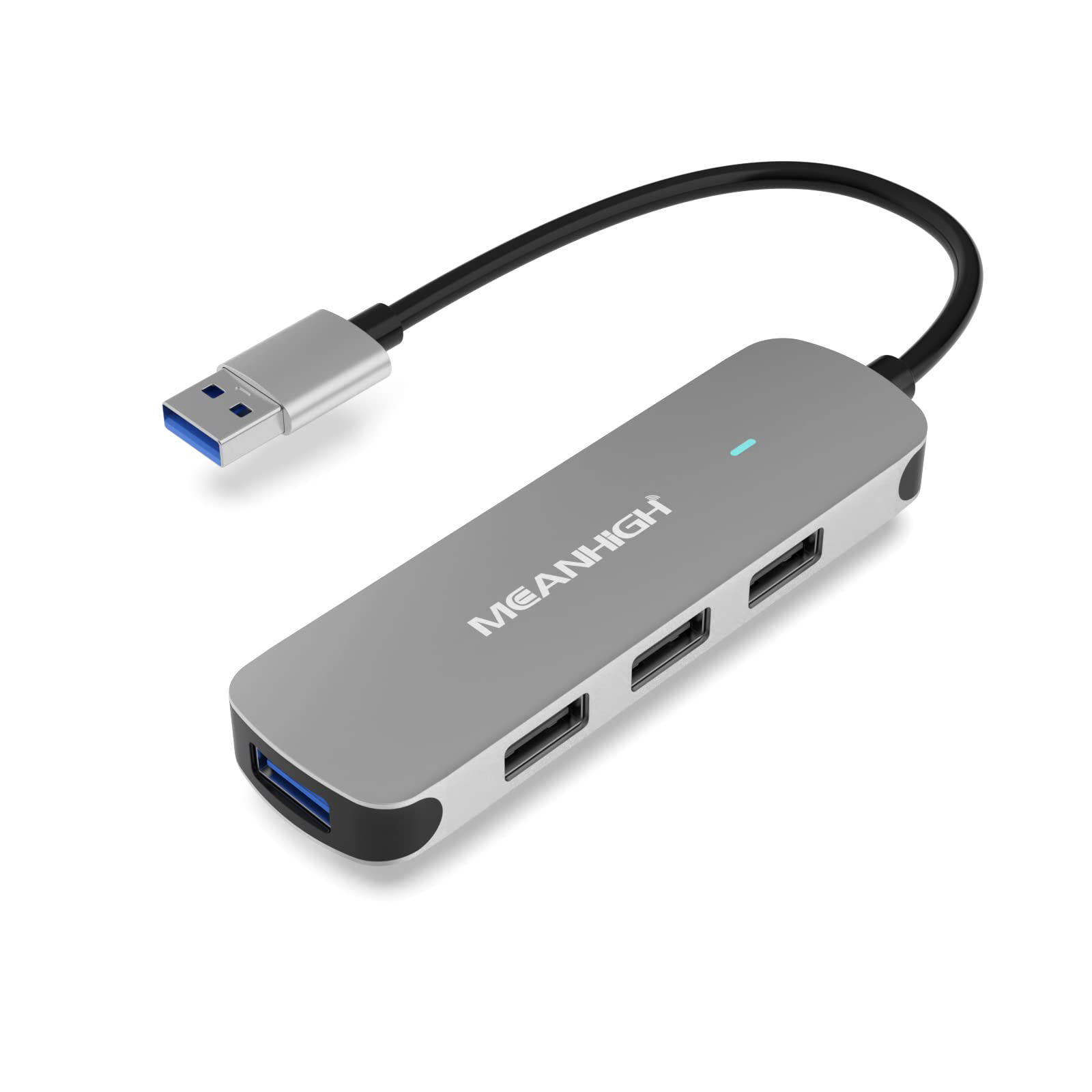 GetUSCart- USB Hub MEANHIGH 4 Port USB 3.0 Hub for Laptop USB 2.0 Multi ...