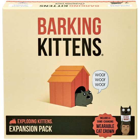 GetUSCart- Barking Kittens Expansion Pack - 20 Cards with Wearable Cat ...
