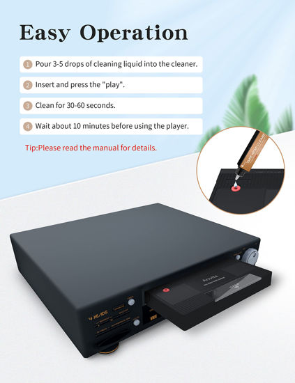 GetUSCart- Arsvita VHS/VCR Head Cleaner Tape, Video Head Cleaning Kit ...