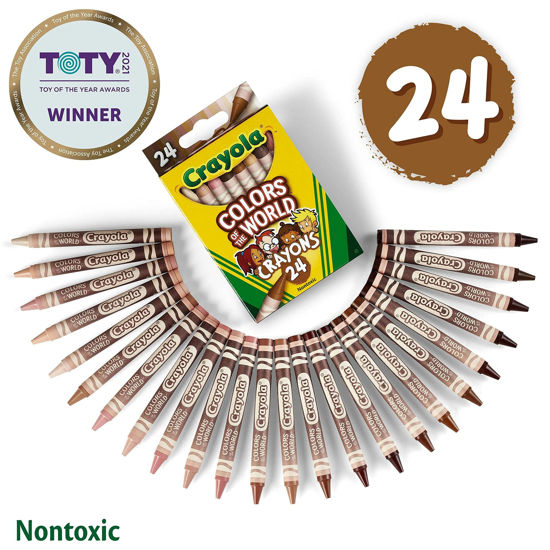 GetUSCart- Crayola Bulk Crayon Set, Colors of The World, Multicultural ...