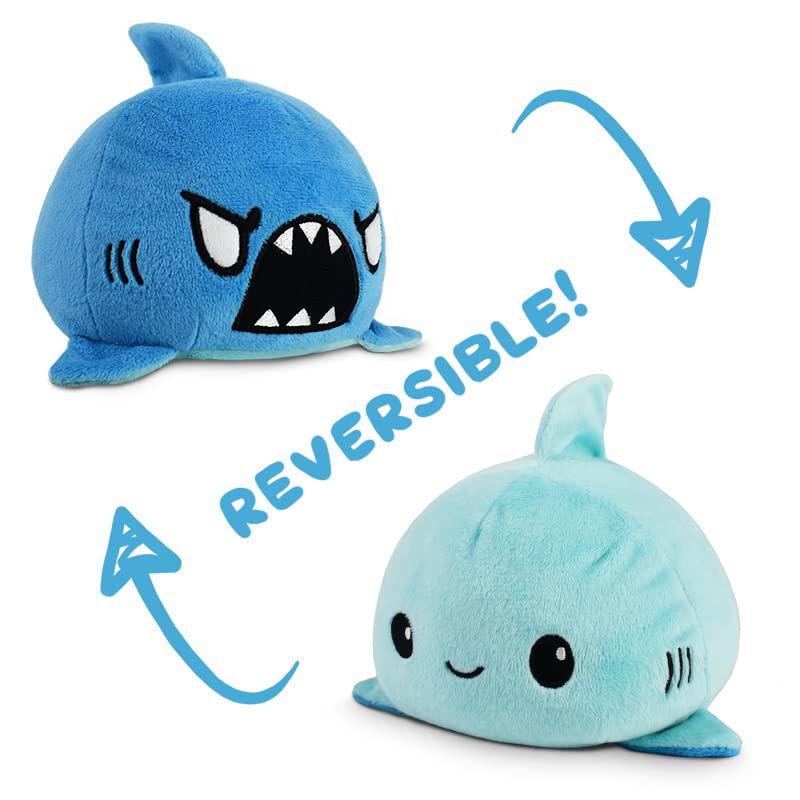 GetUSCart- TeeTurtle - The Original Reversible Shark Plushie - Blue ...