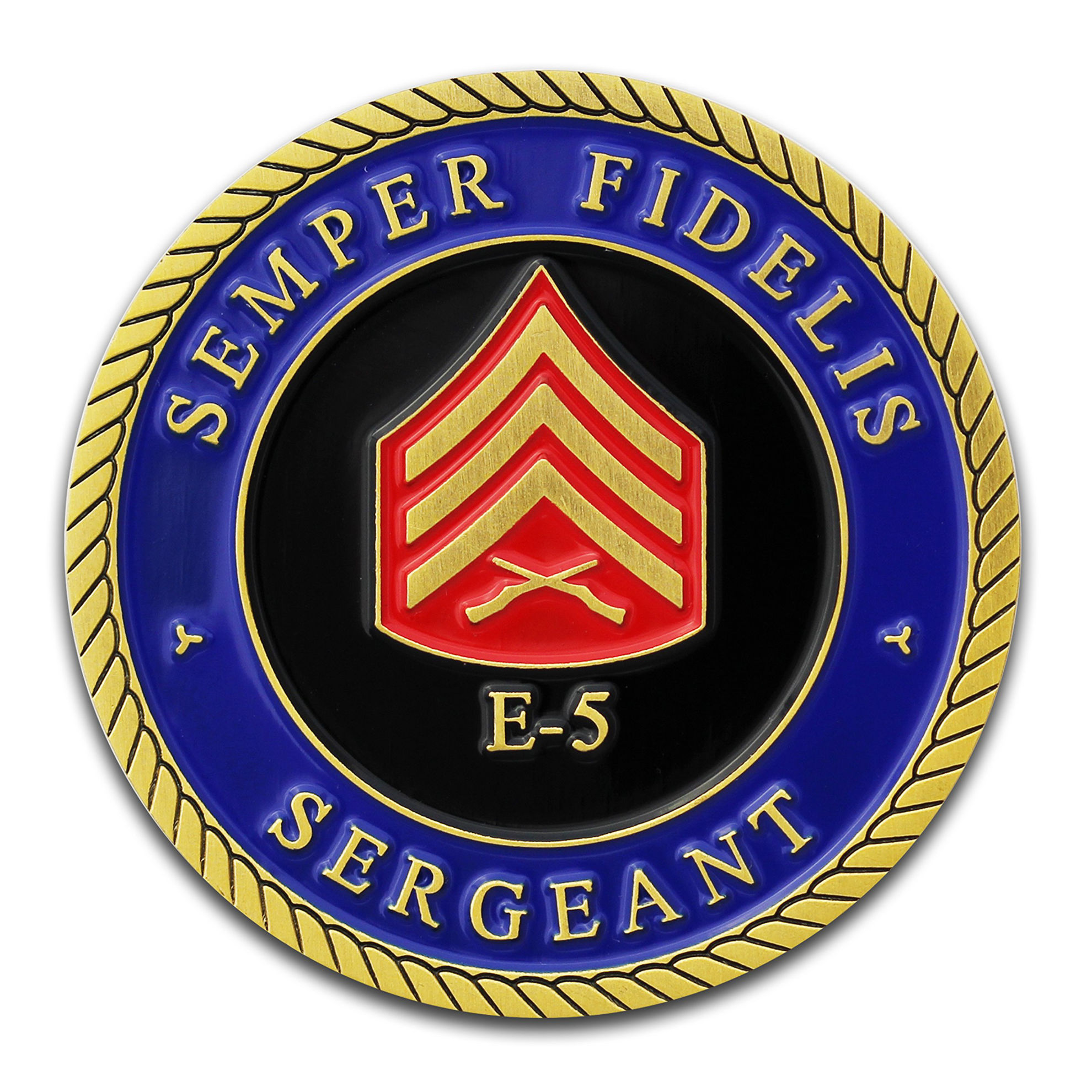 GetUSCart- Marine Corps E5 Challenge Coin! USMC SGT Rank Military Coin ...