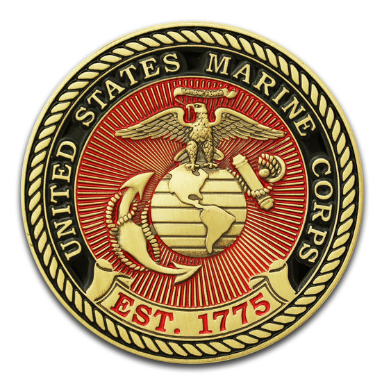 GetUSCart- Marine Corps E5 Challenge Coin! USMC SGT Rank Military Coin ...