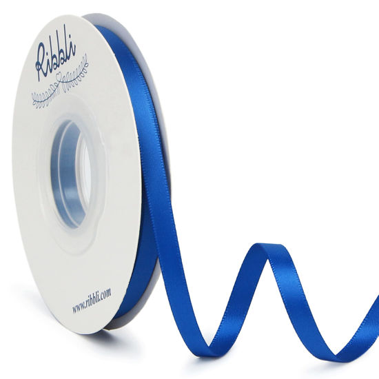 GetUSCart- Ribbli Royal Blue Double Faced Satin Ribbon,1/4” x ...