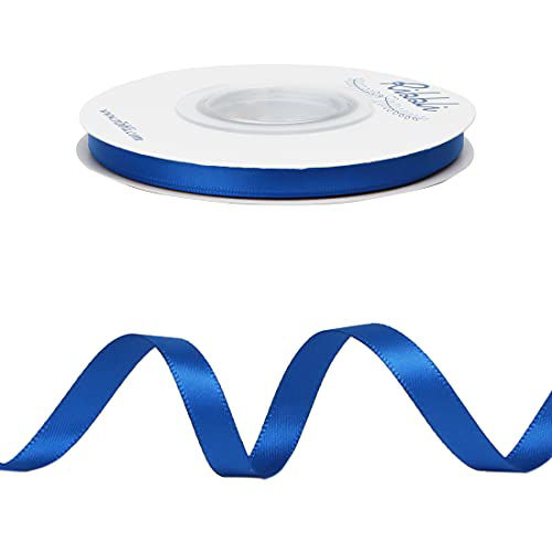 GetUSCart- Ribbli Royal Blue Double Faced Satin Ribbon,1/4” x ...