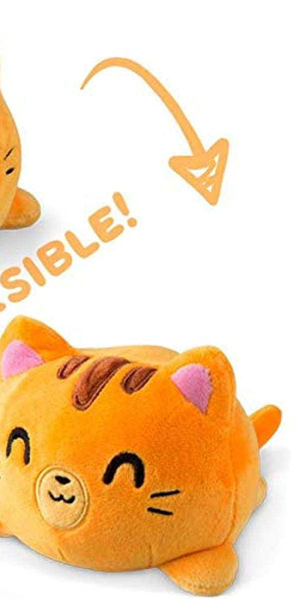 GetUSCart- TeeTurtle - The Original Reversible Cat Plushie - Orange ...