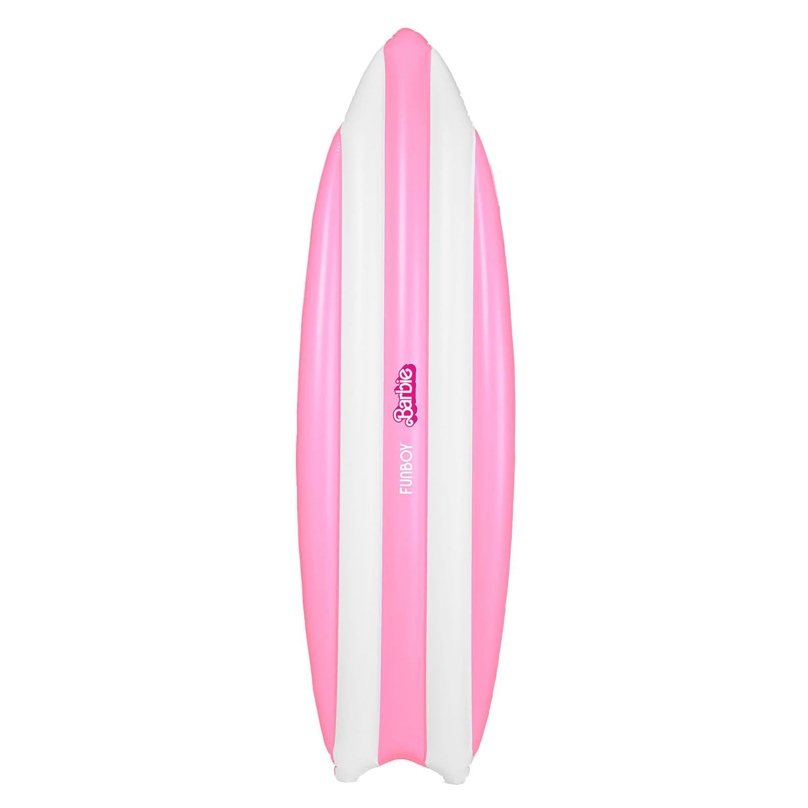 GetUSCart- Barbie The Movie & FUNBOY Inflatable Surfboard Pool Float