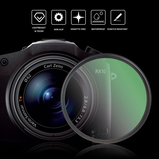 GetUSCart- WalkingWay 58mm Black Diffusion 1/2 Filter Mist Dreamy ...