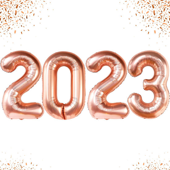 GetUSCart- KatchOn, Giant 2023 Rose Gold Balloons - 40 Inch | 2023 ... GetUSCart- KatchOn, Giant 2023 Rose Gold Balloons - 40 Inch | 2023 ...