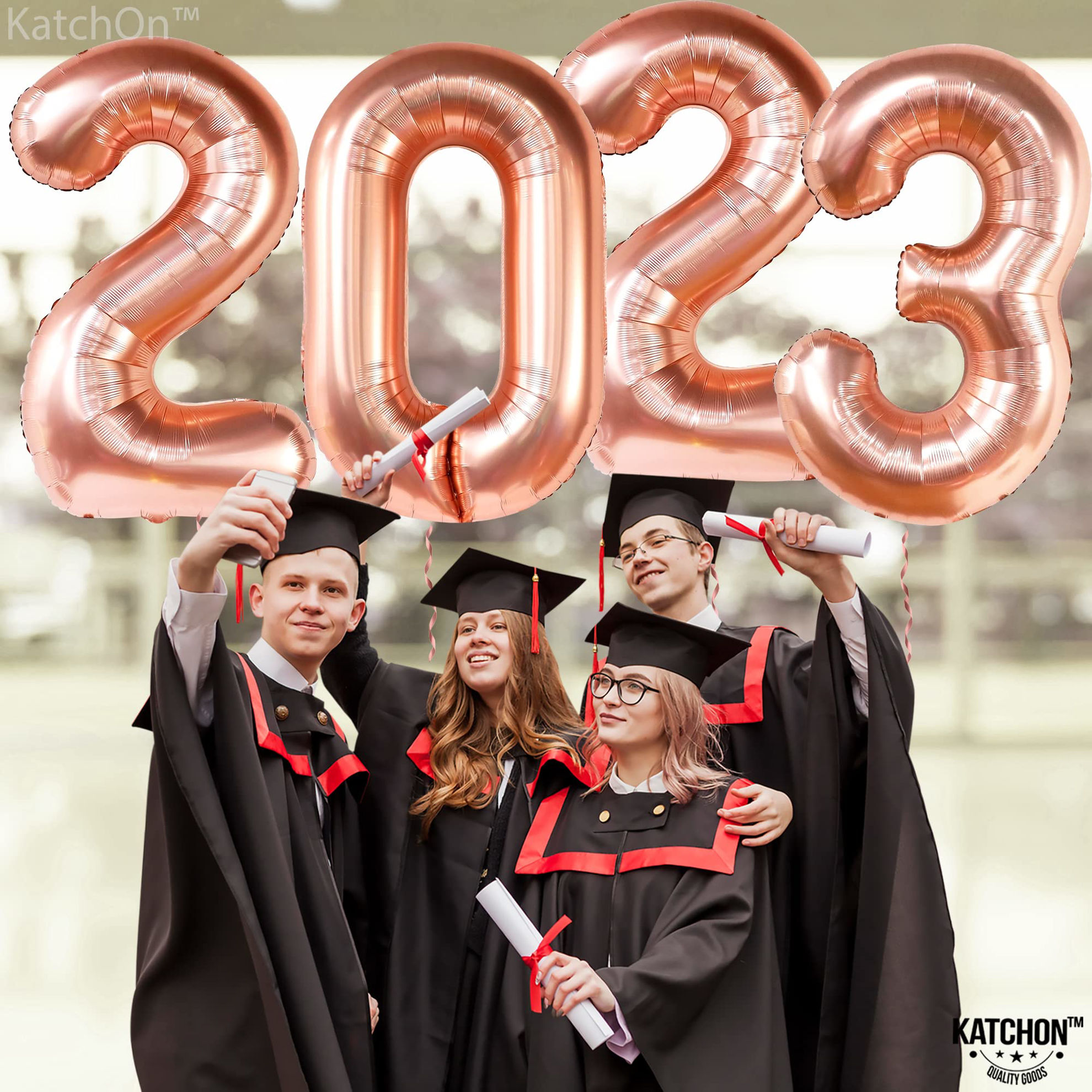 GetUSCart- KatchOn, Giant 2023 Rose Gold Balloons - 40 Inch | 2023 ... GetUSCart- KatchOn, Giant 2023 Rose Gold Balloons - 40 Inch | 2023 ...
