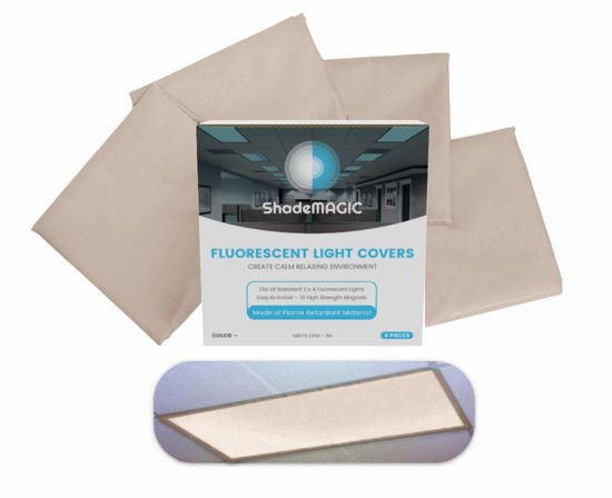 GetUSCart- ShadeMAGIC Fluorescent Light Filter Covers (Mocha ...