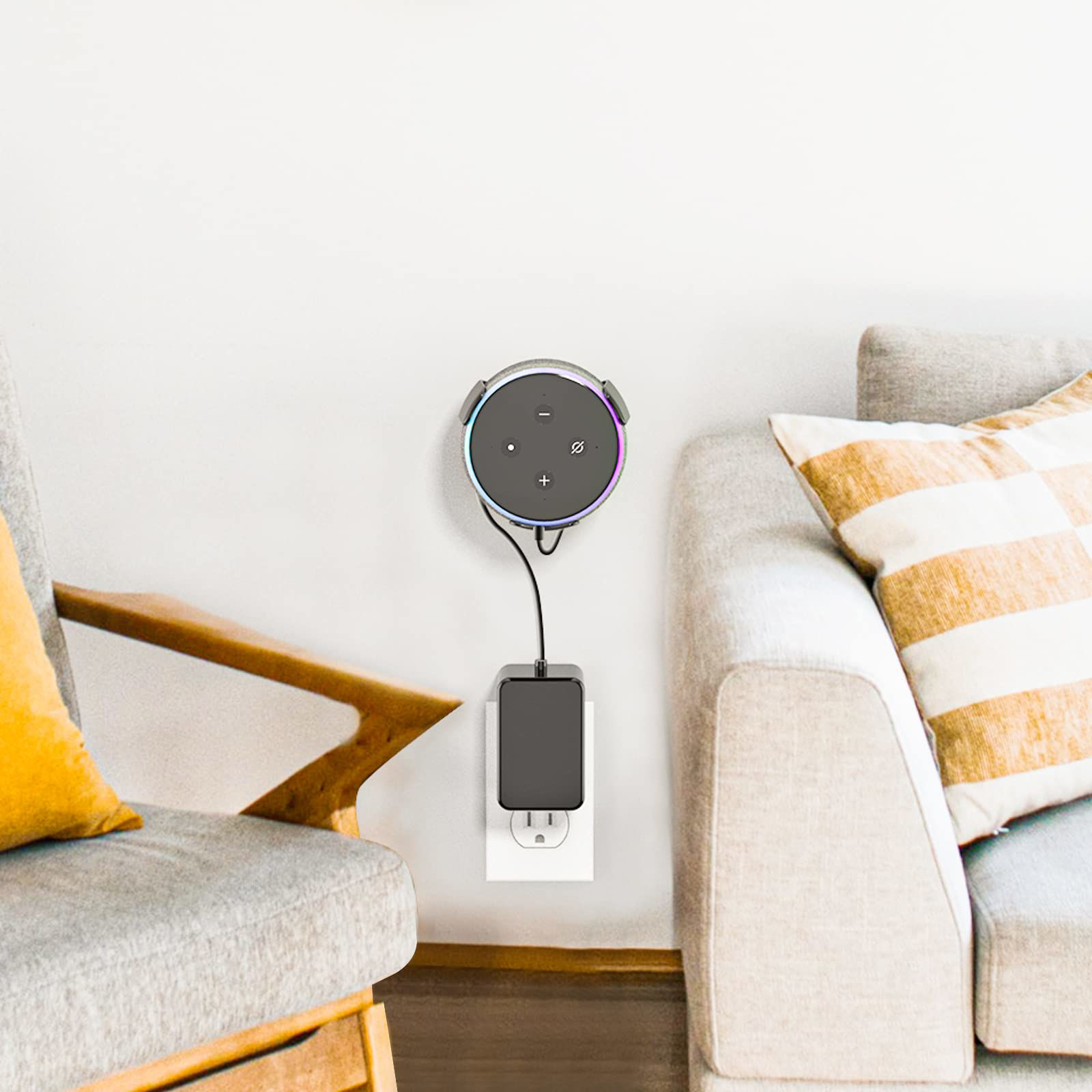 GetUSCart- WALI Wall Mount for Echo Dot 3rd Generation, Speaker Bracket ...