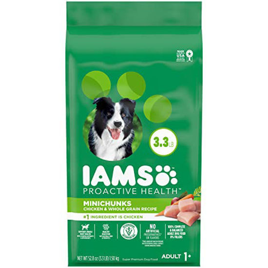 GetUSCart- IAMS Adult Minichunks Small Kibble High Protein Dry Dog Food ...