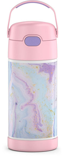 GetUSCart- THERMOS FUNTAINER 12 Ounce Stainless Steel Vacuum Insulated Kids Straw Bottle, Dreamy