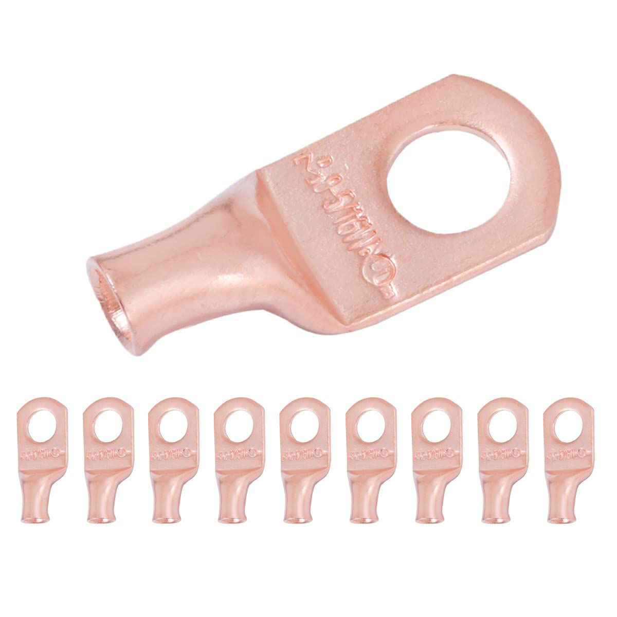 GetUSCart- SELTERM 10pcs 8 AWG - 5/16" Stud (Wide Pad) - Battery Lugs, Heavy Duty Wire Lugs ...