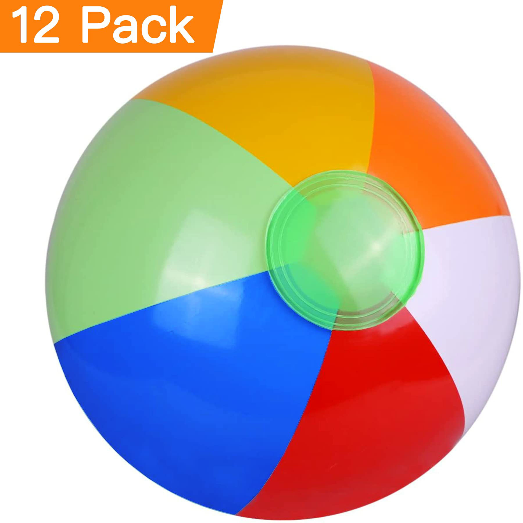 GetUSCart- Beach Balls Kids Pool Party Toys 12" Inflatable Blow Up ...
