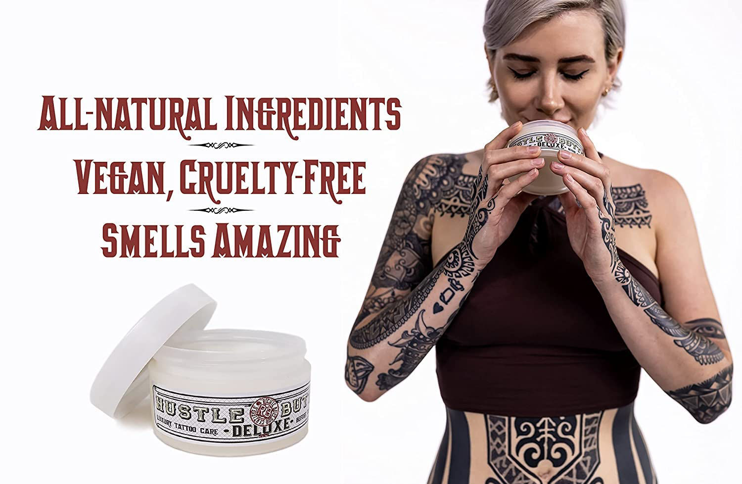 GetUSCart- Hustle Butter Tattoo Aftercare 5 fl oz (2 pack) Tattoo Balm ...