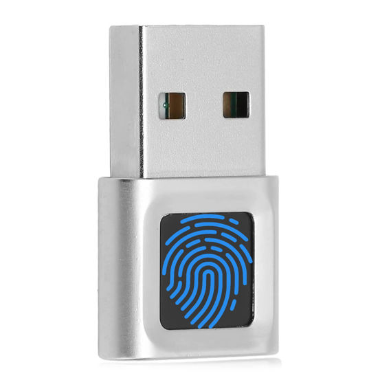 GetUSCart- USB Fingerprint Reader Mini Fingerprint Scanner PC Dongle Windows Hello Fingerprint ...
