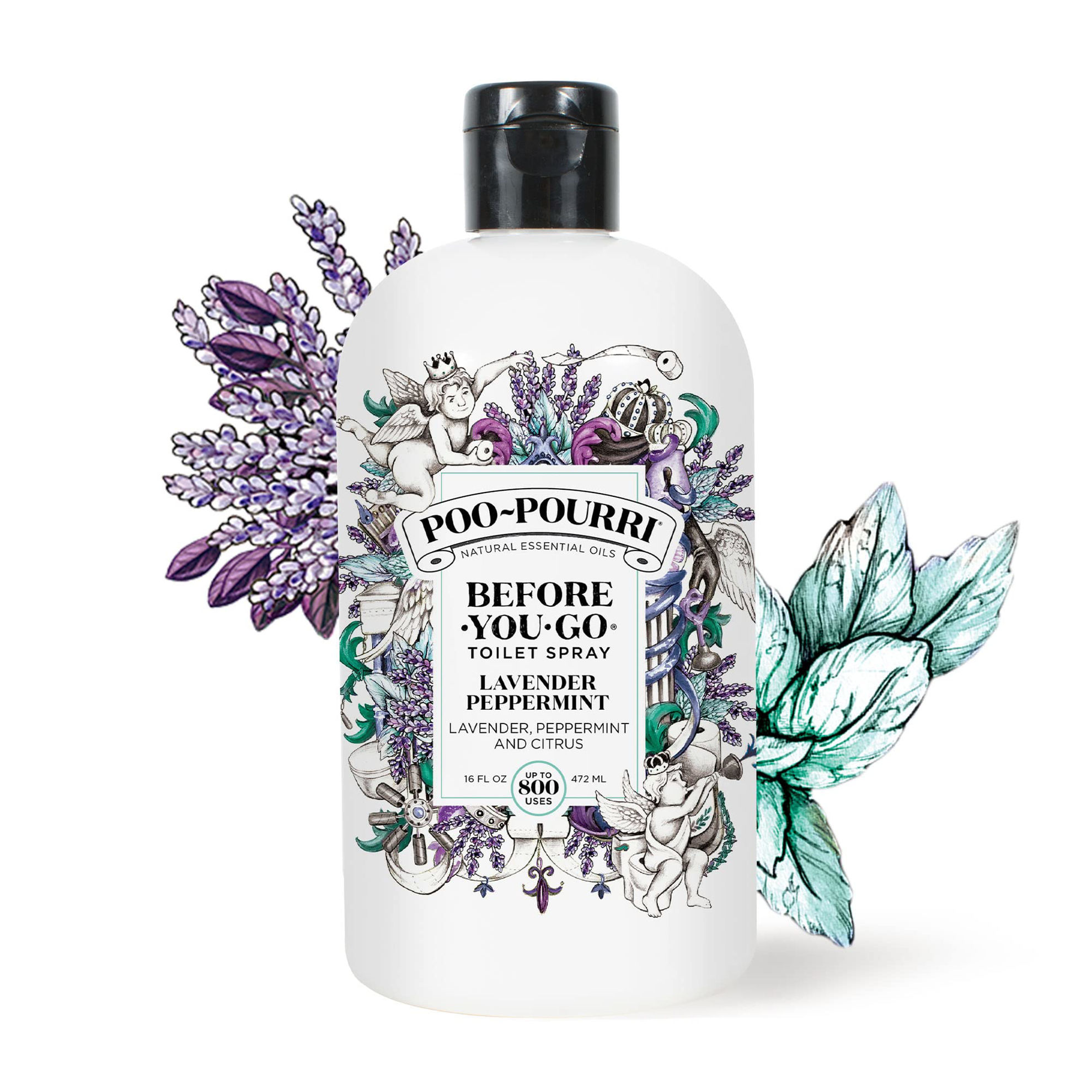 GetUSCart- Poo-Pourri Before-You-Go Toilet Spray, Lavender Peppermint ...