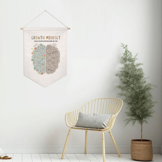 GetUSCart- Growth Mindset Banner Hanging Decor, Growth Mindset Therapy ...