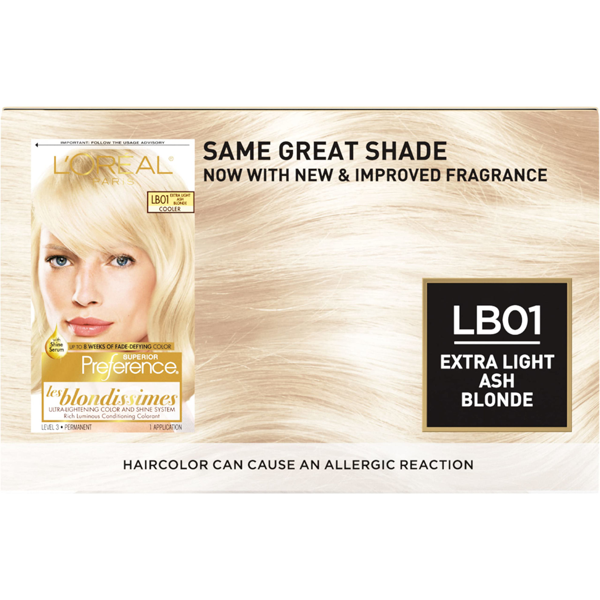 GetUSCart- L'Oreal Paris Superior Preference Fade-Defying + Shine Permanent Hair Color, LB01 ...