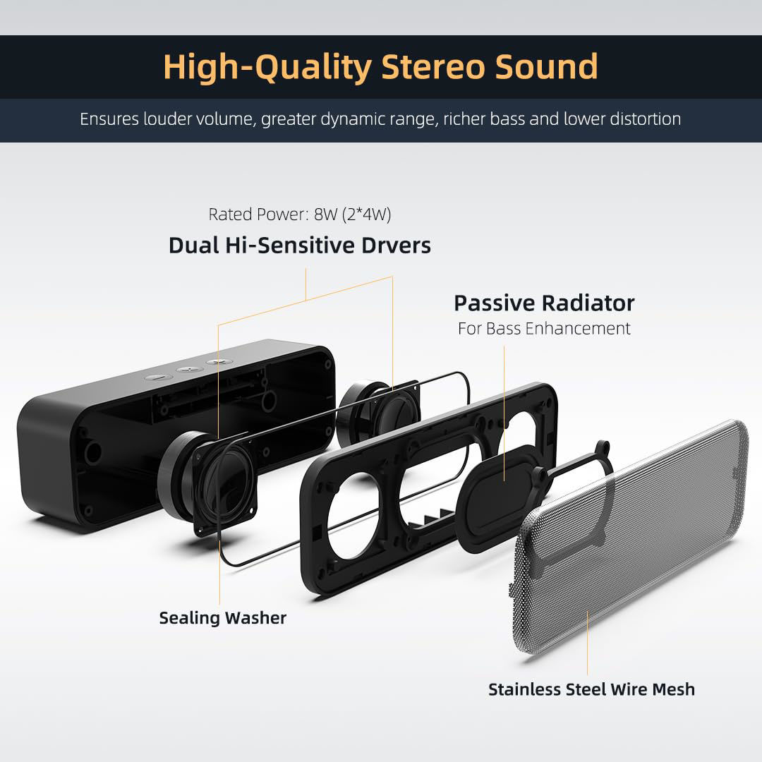 GetUSCart- LIELONGREN [Newer] USB Computer Speaker for Desktop, Laptop ...