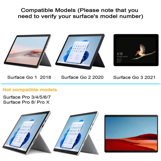 Getuscart Qulose Keyboard Case For Surface Go 3 2021 Surface Go 2 2020 Surface Go 2018