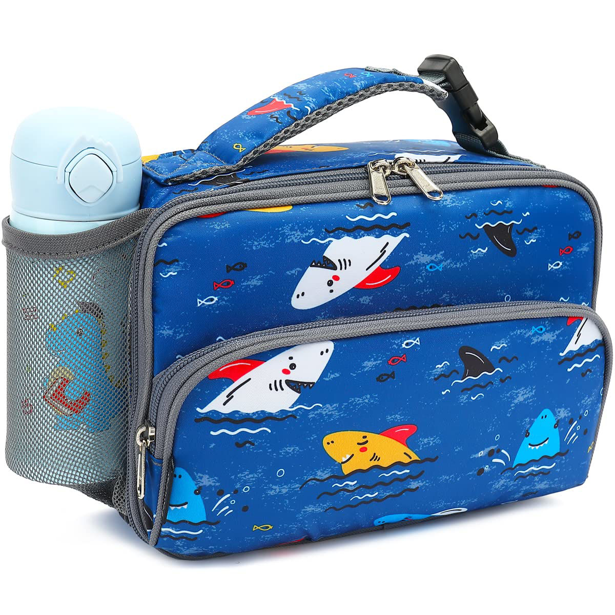 GetUSCart- FlowFly Kids Lunch box Insulated Soft Bag Mini Cooler Back to School Thermal Meal ...