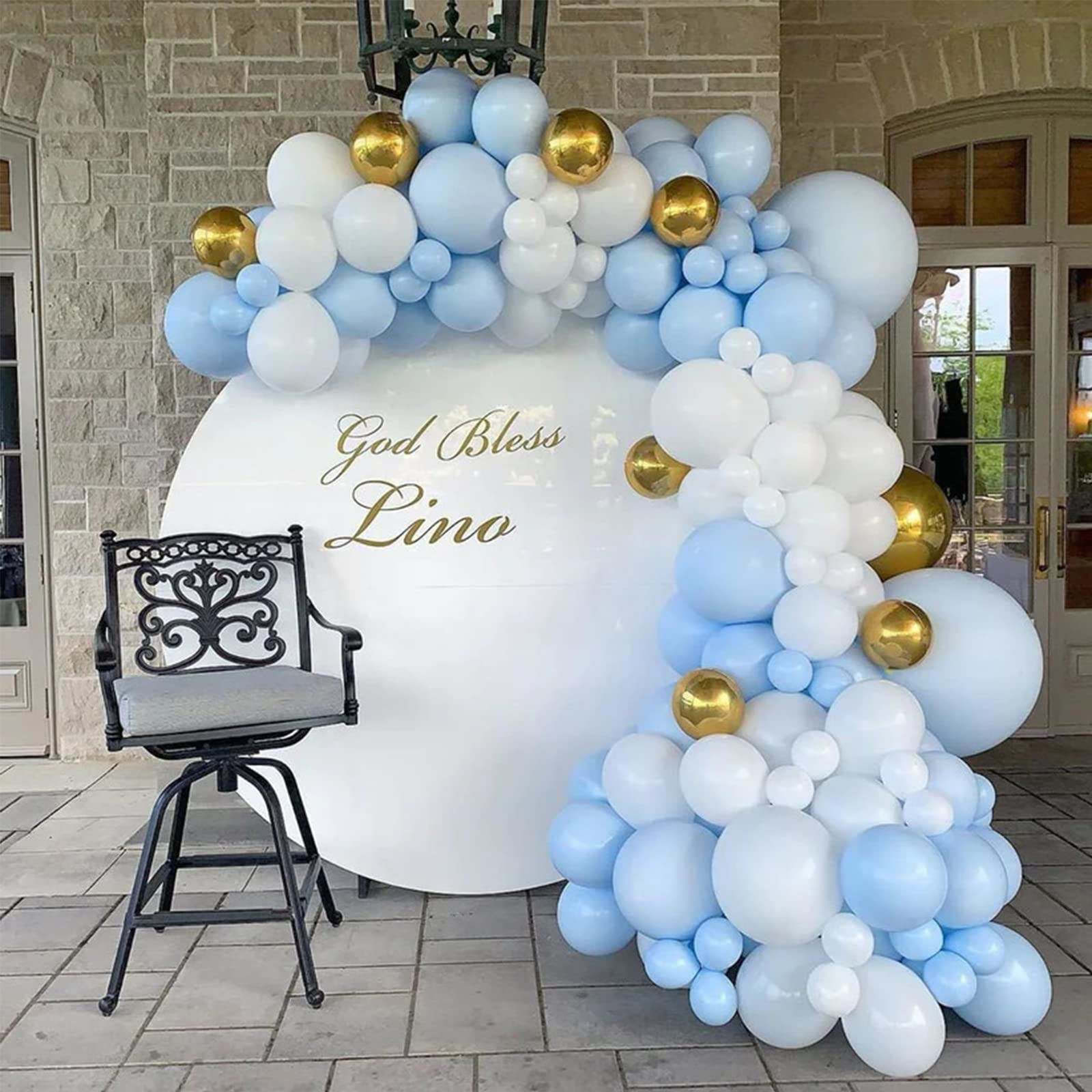 GetUSCart- Voircoloria 130pcs Light Blue Balloons Different Sizes 18 ...
