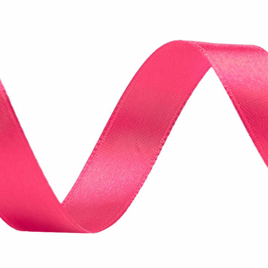 GetUSCart- Solid Color Double Faced Hot Pink Satin Ribbon 5/8" X 25 ...