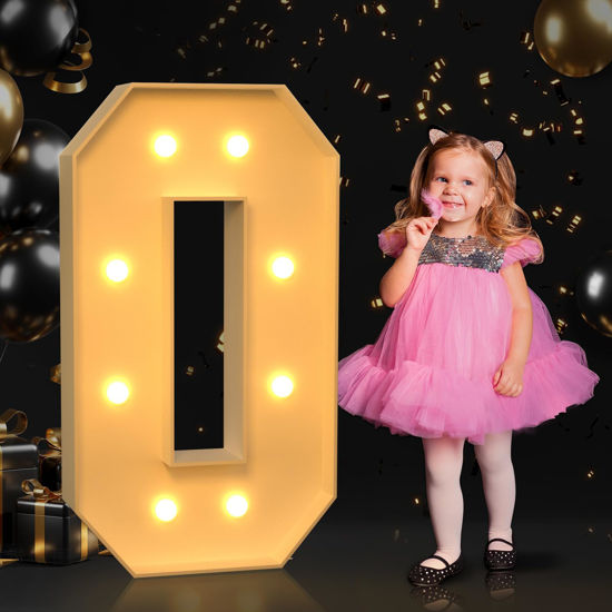 GetUSCart- imprsv 3FT Marquee Light Up Numbers, Marquee Numbers for ...