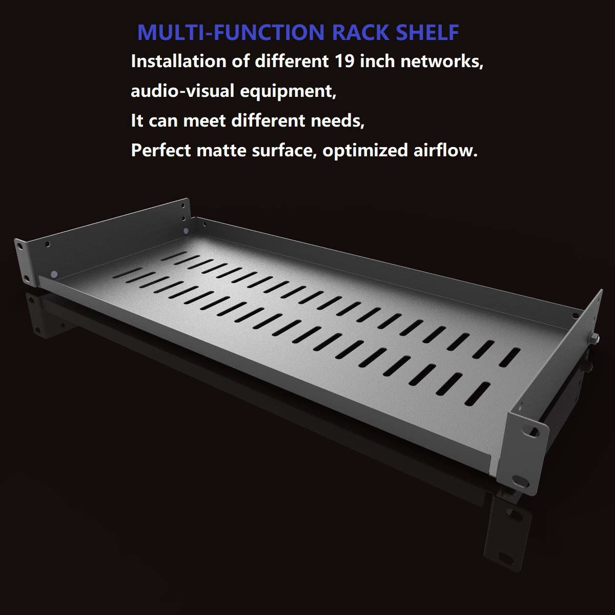 GetUSCart- Jingchengmei 1U Disassembled Vented Cantilever Server Rack ...