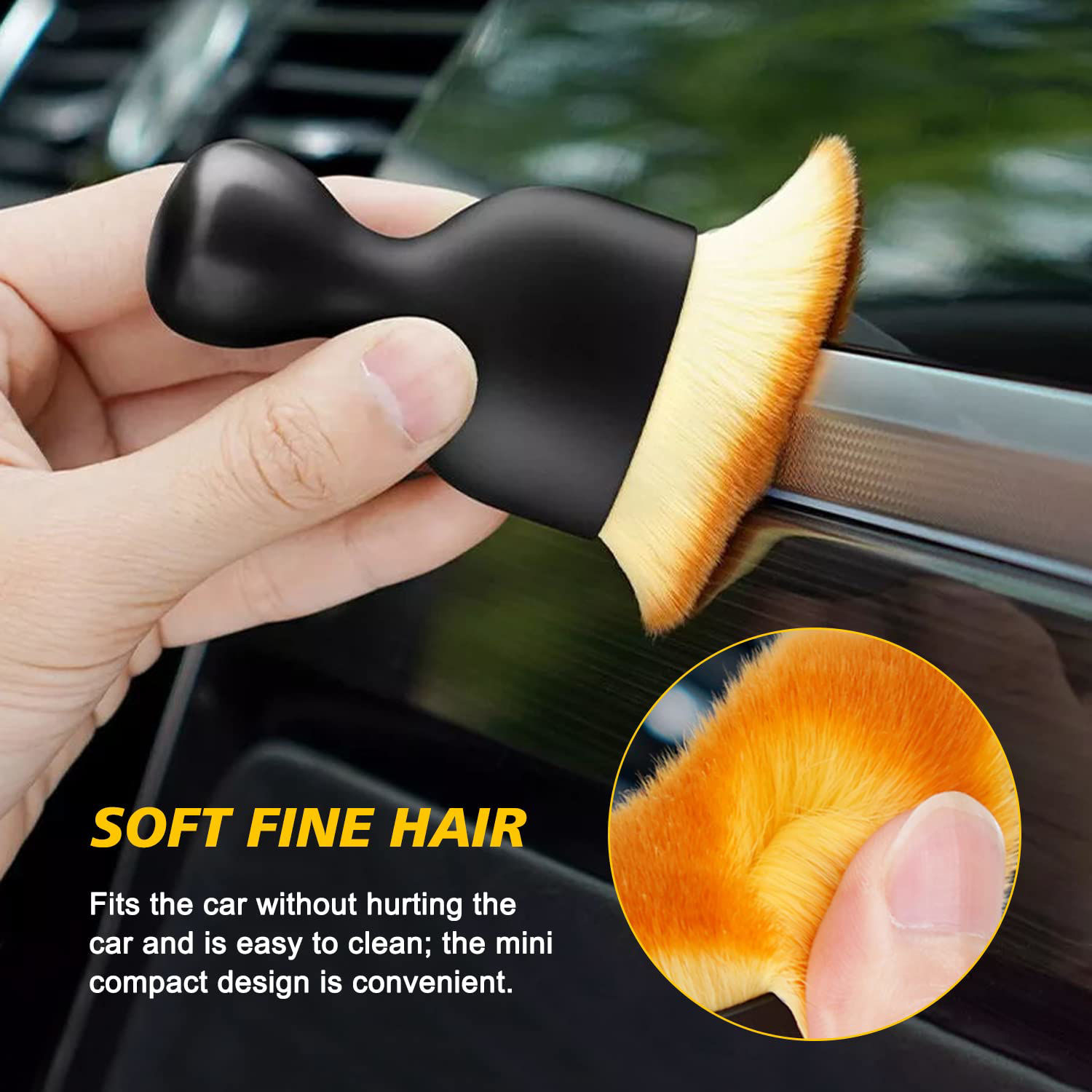 GetUSCart- Ouzorp Car Interior Dust Brush, Car Detailing Brush, Soft ...