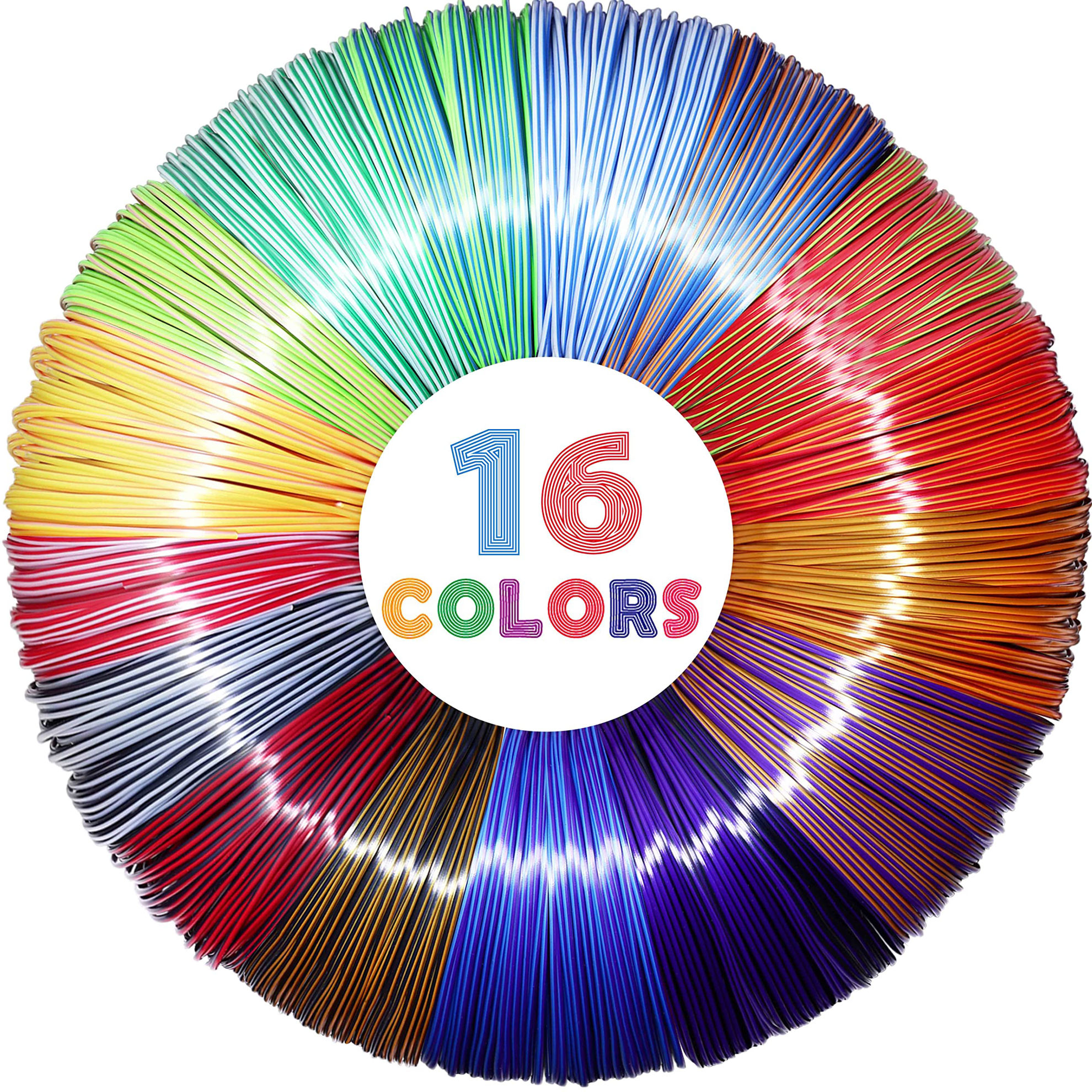 GetUSCart- MIKA3D 2 Dual Color in 1 Silk PLA Filament Refill Sample ...